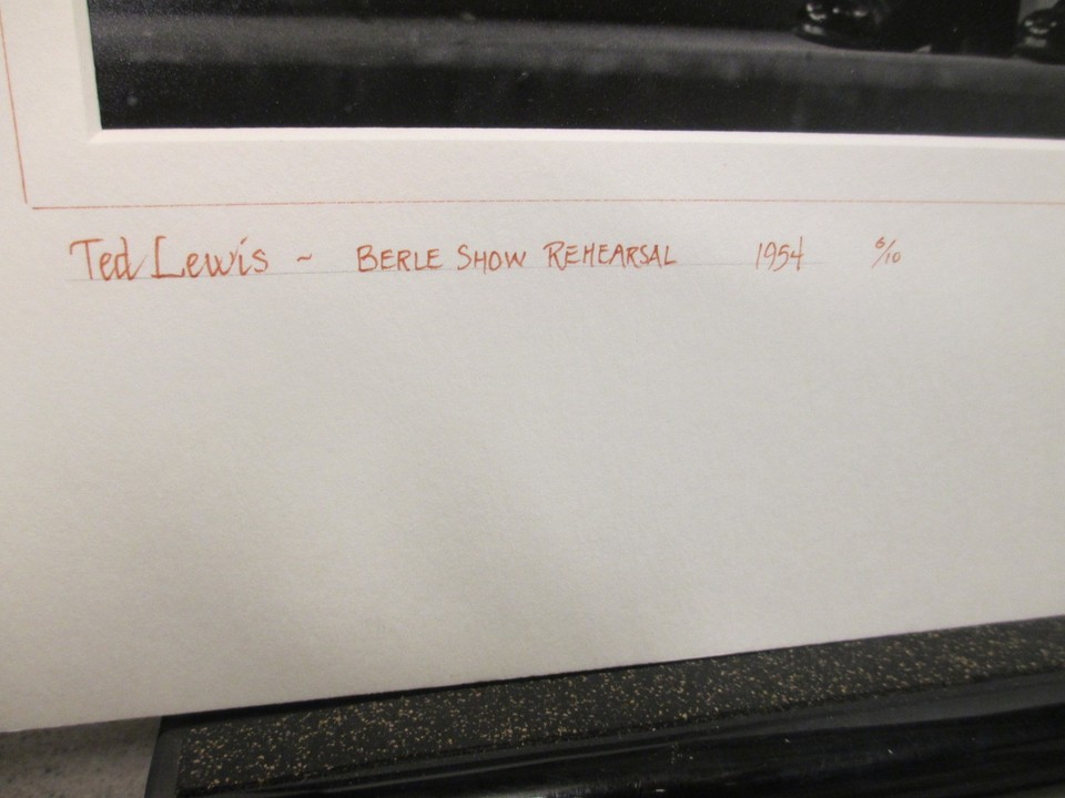 TODAY NBC TV show photo 1954 S Wolin TED LEWIS big band clarinet Milton ...