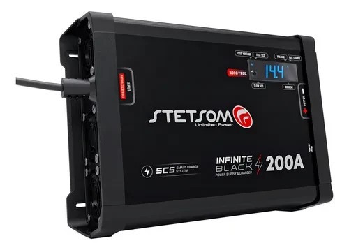 Stetsom Infinite Power Supply 200A Battery Charger Scs Bivolt Digital ...