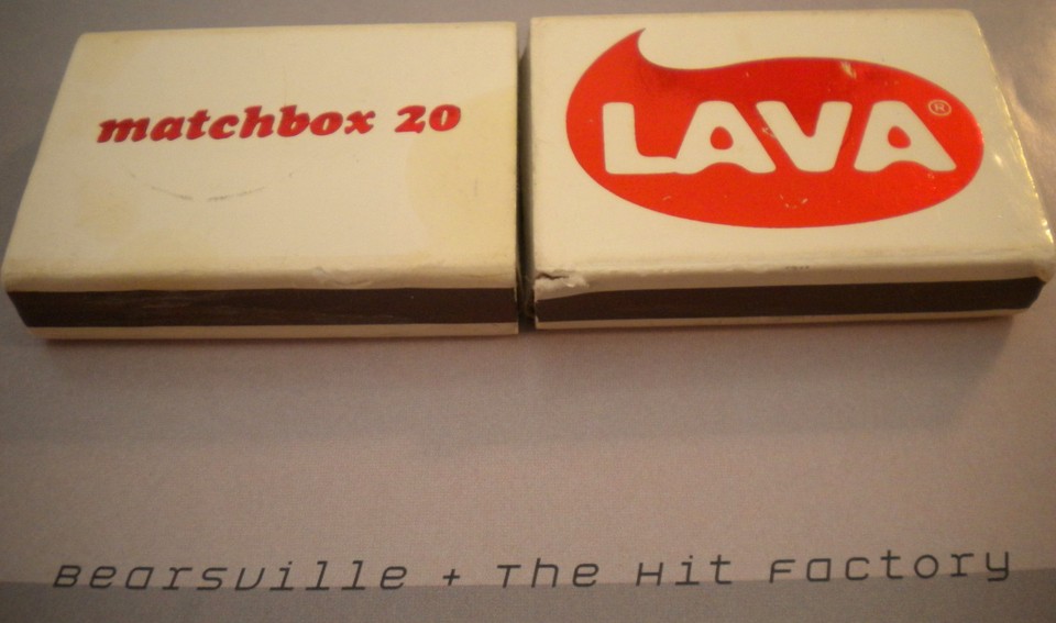 MATCHBOX TWENTY SESSIONS 2002 10"x12" Tour Program w/Promo Matchbooks Rob Thomas | eBay