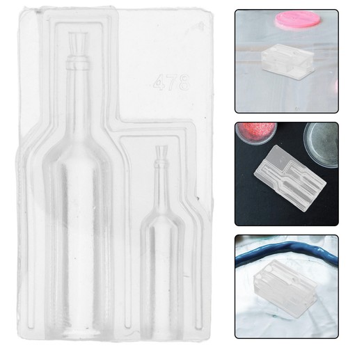 Simulated Wine Bottle Mold Tiny Silicone Molds for Polymer Miniatures ...