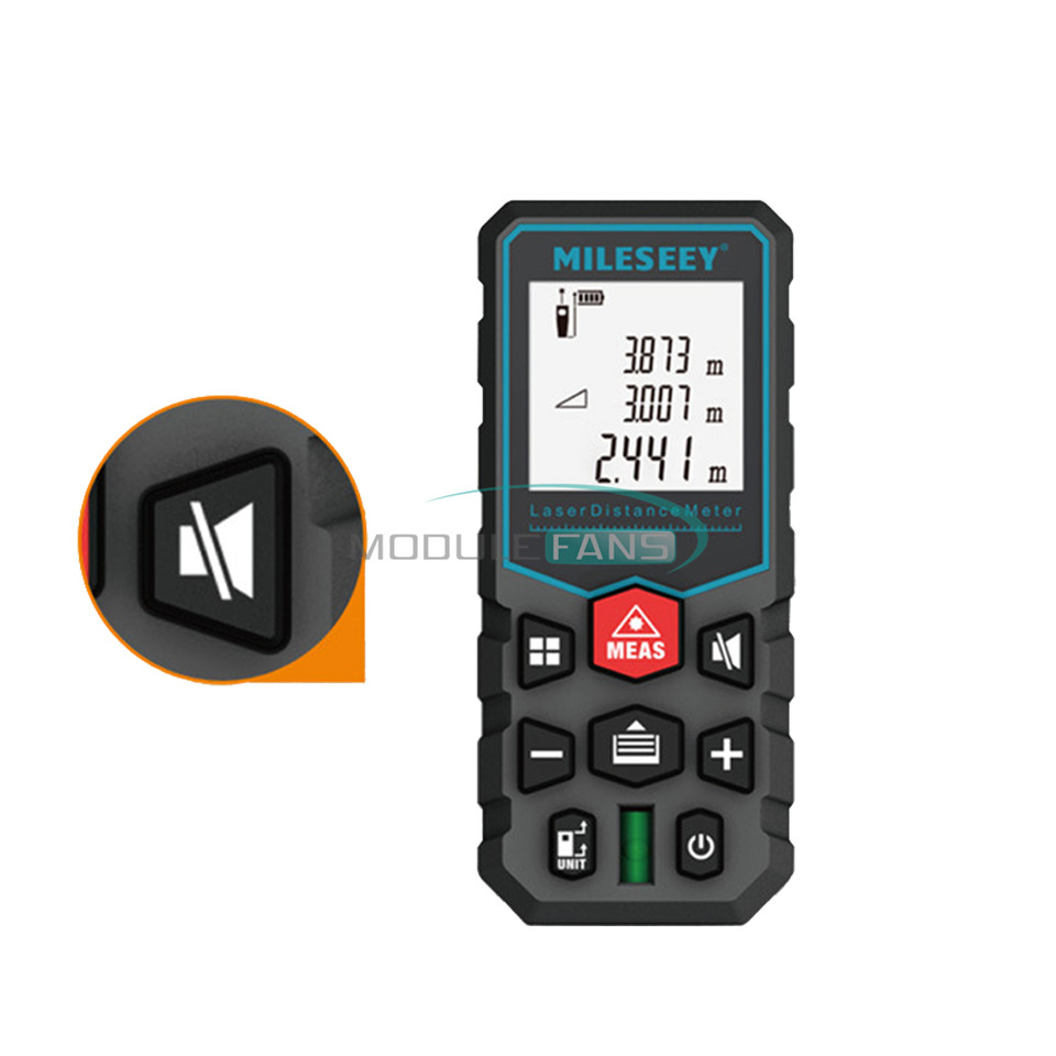 Handheld Digital Laser Distance Meter Measure Tape Range Finder Tool ...