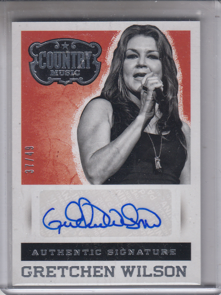 2014 PANINI COUNTRY GRETCHEN WILSON SILVER/49 "RED NECK WOMAN ...