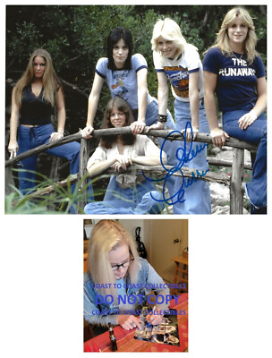 Cherie Currie The Runaways singer signed 8x10 photo COA exact proof ...