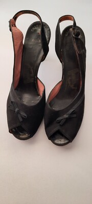 Original Vintage Mandel's Fascinating Slippers 30s 40s 50s Shoes Rare ...