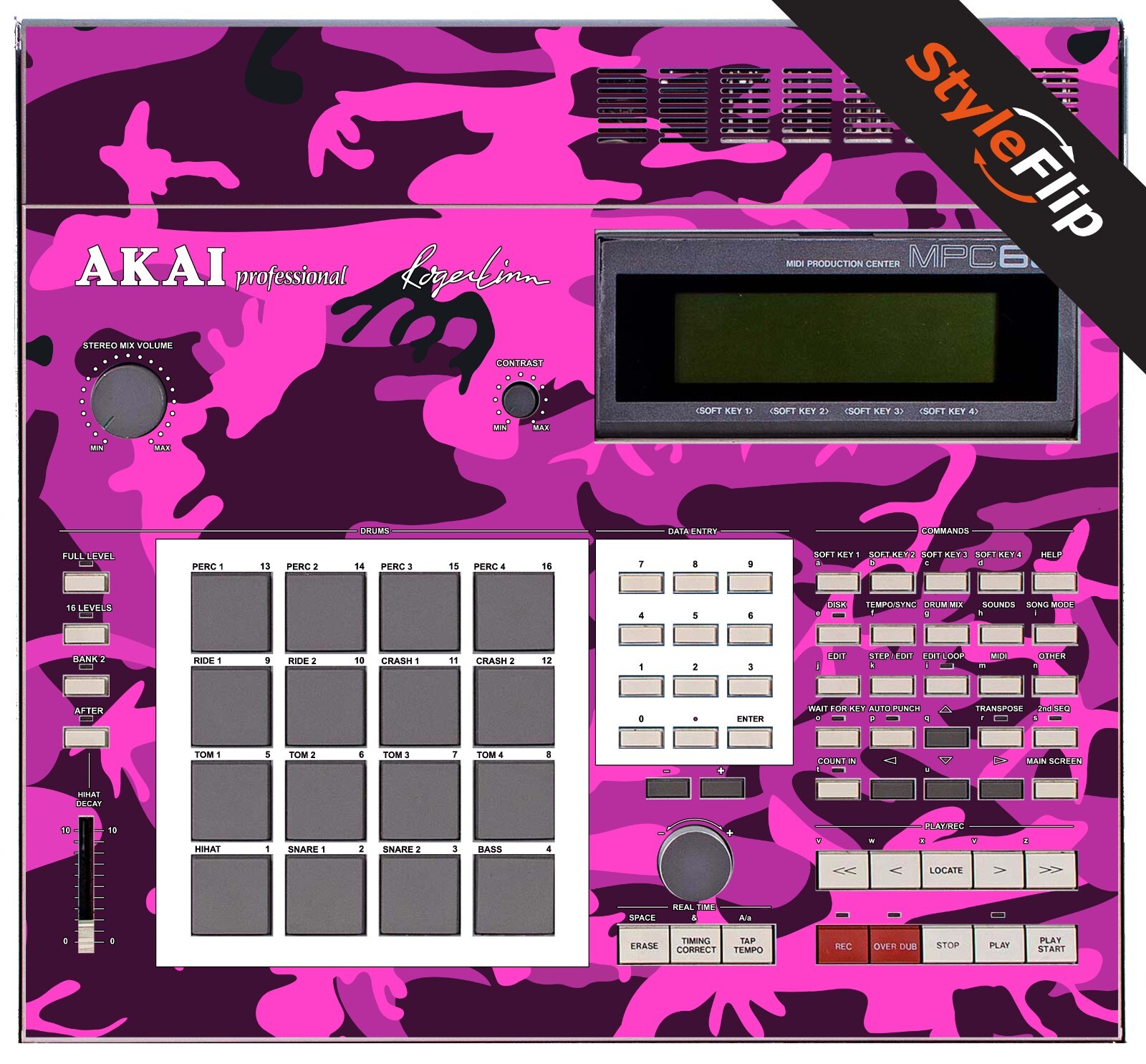 Akai MPC-60 Skin | Camo Pink | Protective Decal | StyleFlip Skins | eBay