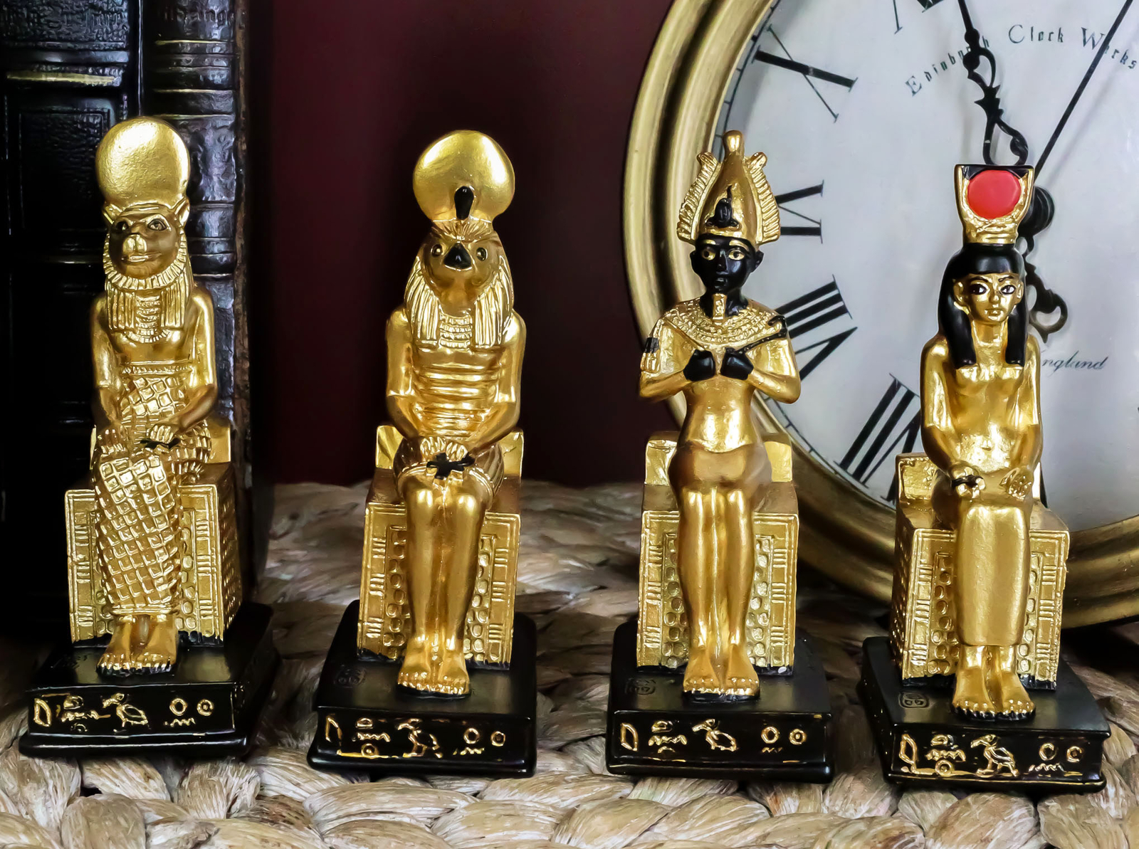 TKM Collectives Ebros Egyptian Gods Horus Osiris Sekhmet And Isis ...