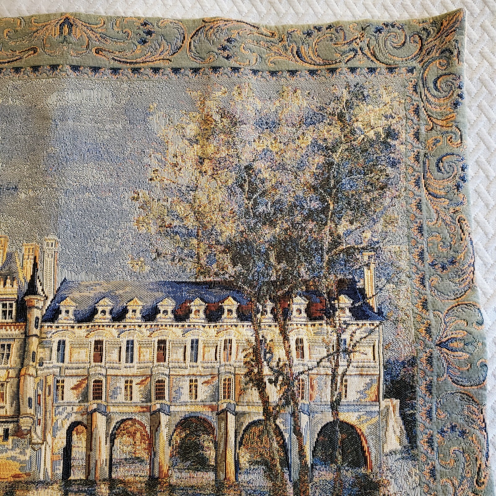 Chateau de Chenonceau Belgium Flemish Tapestry Metrax-Craye 34" x 27 ...