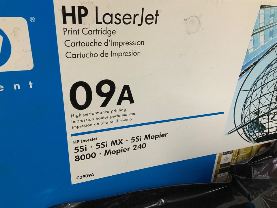 HP C3909A 09A Toner Cartridge Laserjet 5SI 5SI MX 8000 MOPIER 240 ...