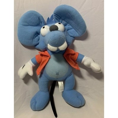 The Simpsons Plush ITCHY Blue Mouse Toy Factory Stuffed Animal Plush ...