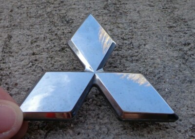 Mitsubishi Galant 3" trunk emblem badge decal logo chrome OEM Genuine ...