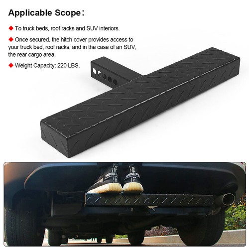 Hitch Step Anti Slip and Rust Towing Bumper Guard 60CM Hitch Steps for ...