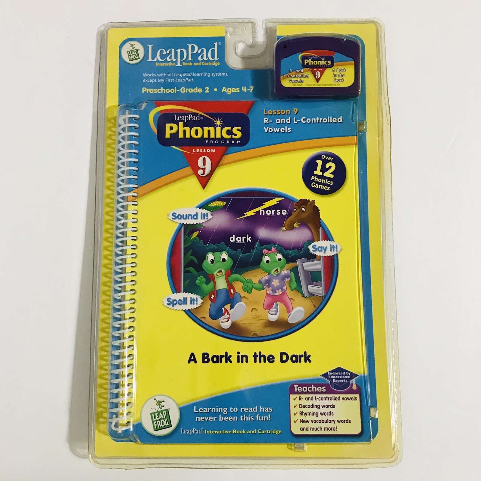 LEAPFROG LEAPPAD PHONICS LESSON 9 A BARK IN THE DARK Age 4-7 Years | eBay