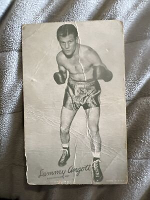 SAMMY ANGOTT BOXING HOFer EXHIBIT SUPPLY CO. PENNY ARCADE CARD | eBay