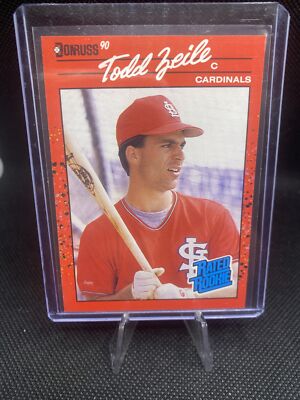 1990 Donruss Todd Zeile #29 Rookie MLB Cardinals Free Shipping | eBay
