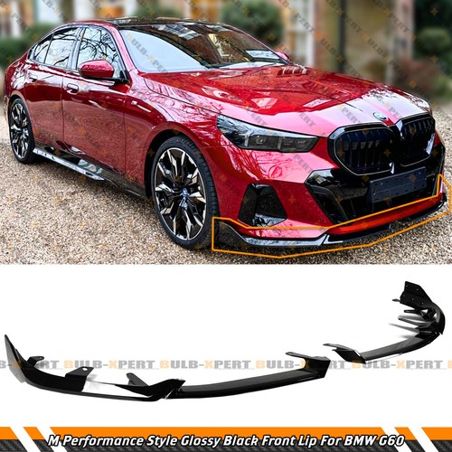 For 2024-2025 BMW G60 530i 540i i5 M Sport MP Style Gloss Black Front ...