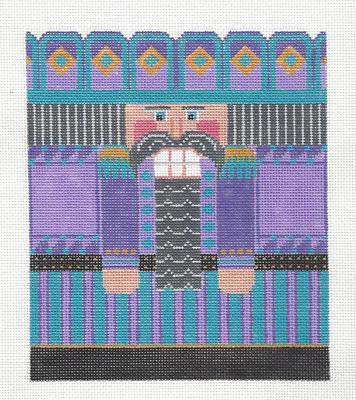 SP.ORDER ~ Purple Nutcracker Roll-Up 3-D Needlepoint Canvas by CH Design Danji | eBay