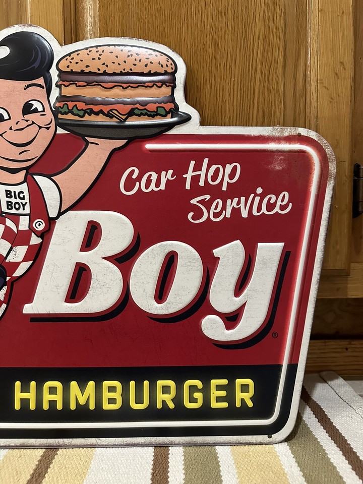Bobs Big Boy Sign Metal Food Drink Hamburger Restaurant Wall Decor ...