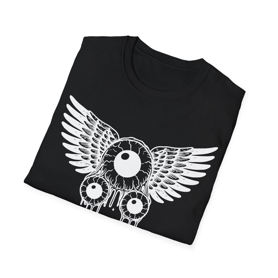 Weirdcore Winged Eyeballs Unisex T-Shirt * Trippy Goth Punk Grunge Emo ...