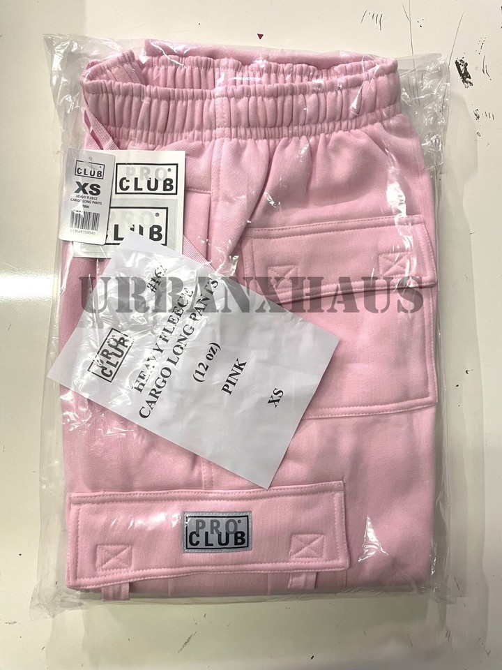 PRO CLUB MEN'S FLEECE CARGO SWEATPANTS HEAVYWEIGHT *5 COLORS XS-5XL | eBay