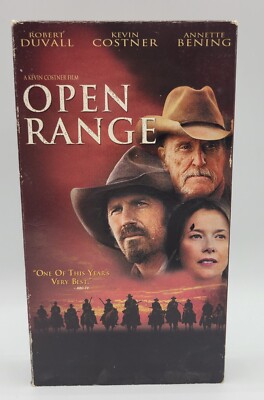 Open Range VHS 2004 Robert Duvall Kevin Costner Annette Bening | eBay