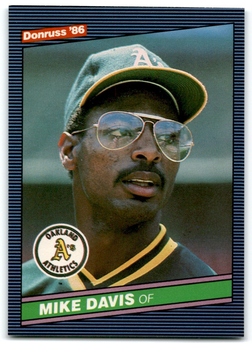 1986 Donruss Mike Davis Oakland Athletics #96 | eBay