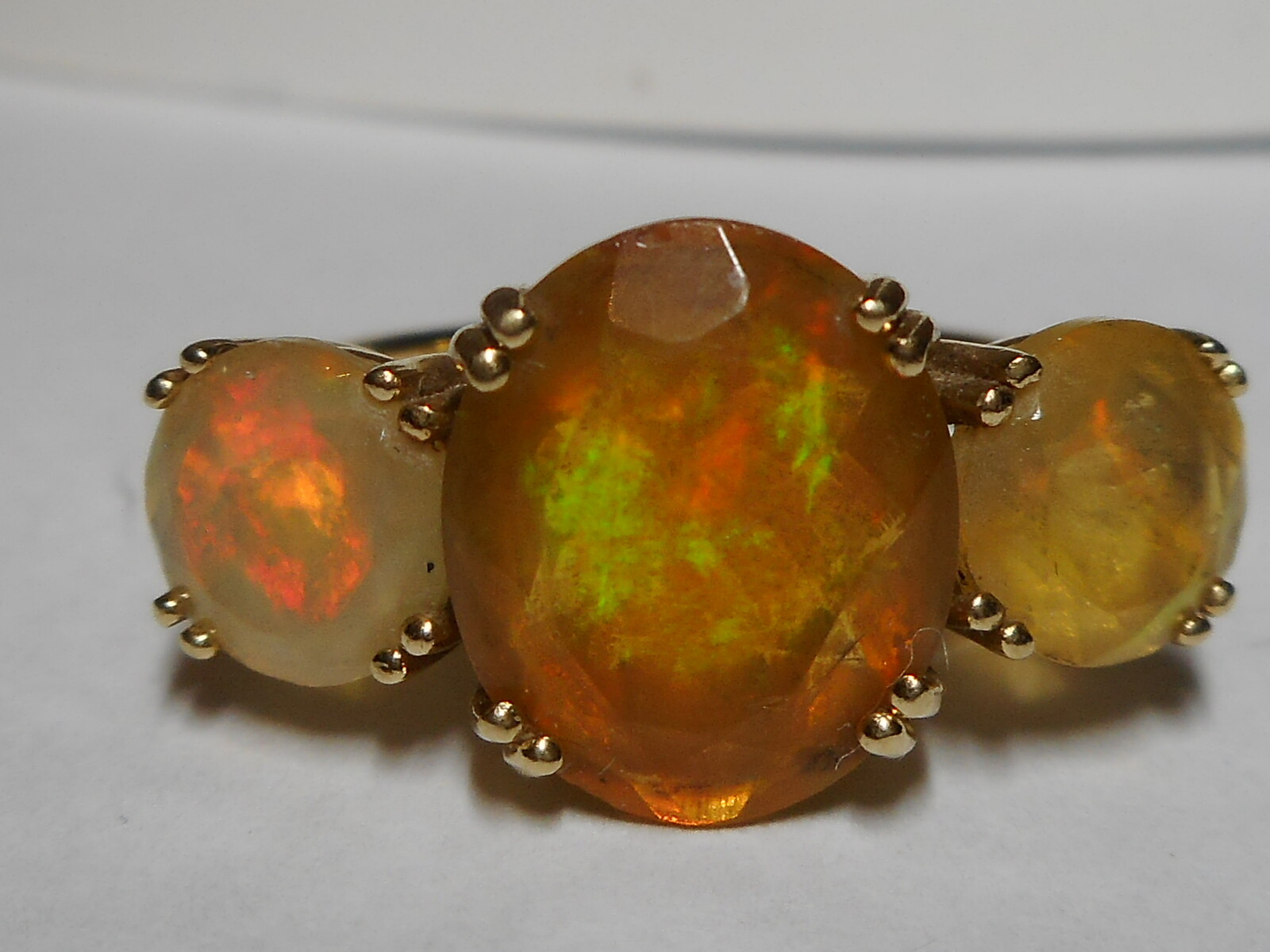 10 kt Natural Water Opal Ring Size 8 | eBay