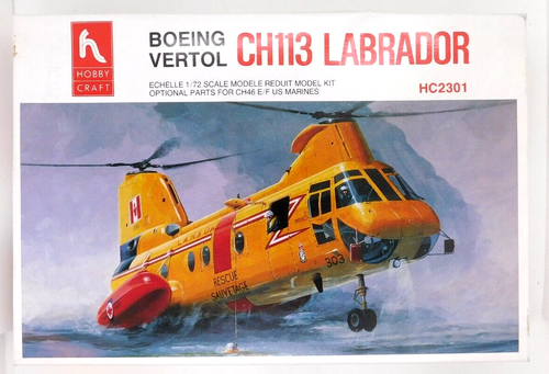 Hobby Craft Boeing Vertol CH113 Labrador Helicopter 1:72 HC2301 Model ...