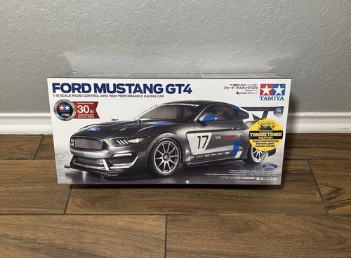 Tamiya 58664 Ford Mustang GT4 1/10 4WD RC Race Car Assembly Kit 30th ...