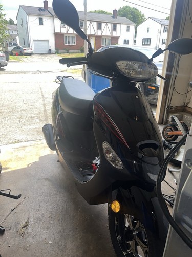 2025 Boom Revolution 49cc 9A. Scooter Black/ Blue | eBay