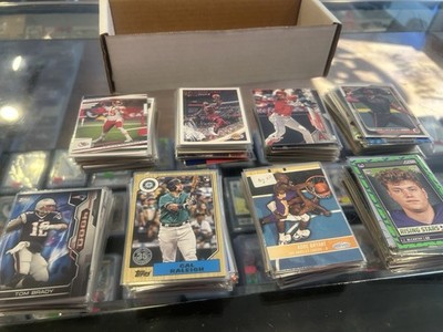 Huge 260-Card Rookie Patch Auto Autograph Sports Card Collection Lot ...