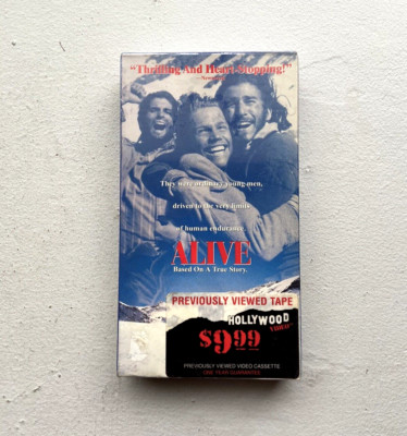 1993 Touchstone Home Video | Alive 'Previewed Sealed' VHS 717951596031 ...