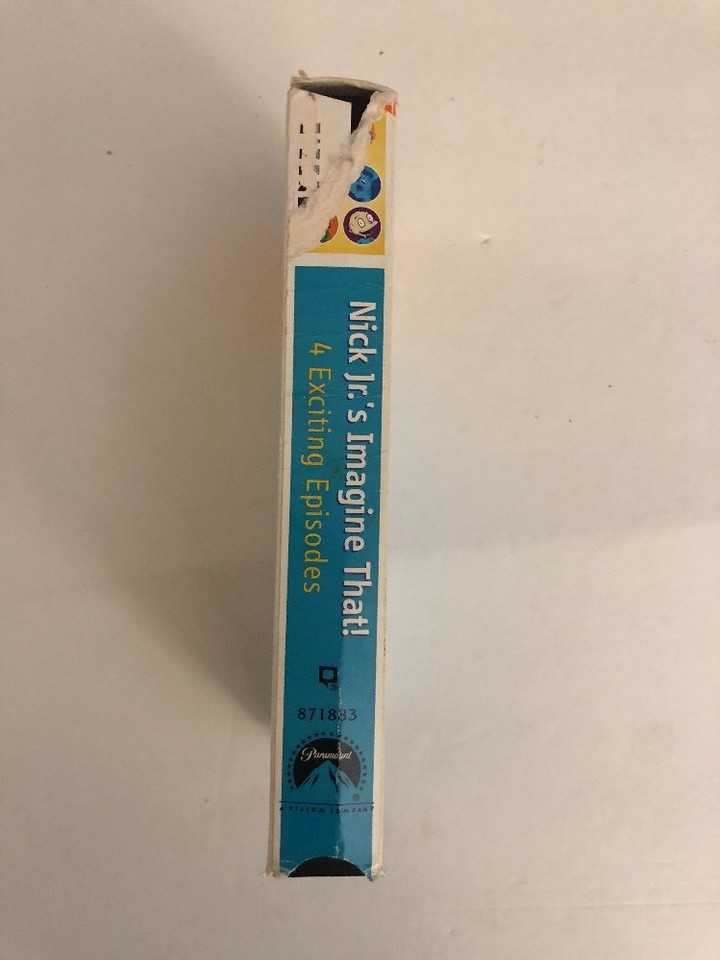 Nick Jr.'s Imagine That(2001 VHS)Nickelodeon-TESTED-RARE VINTAGE-SHIPS ...