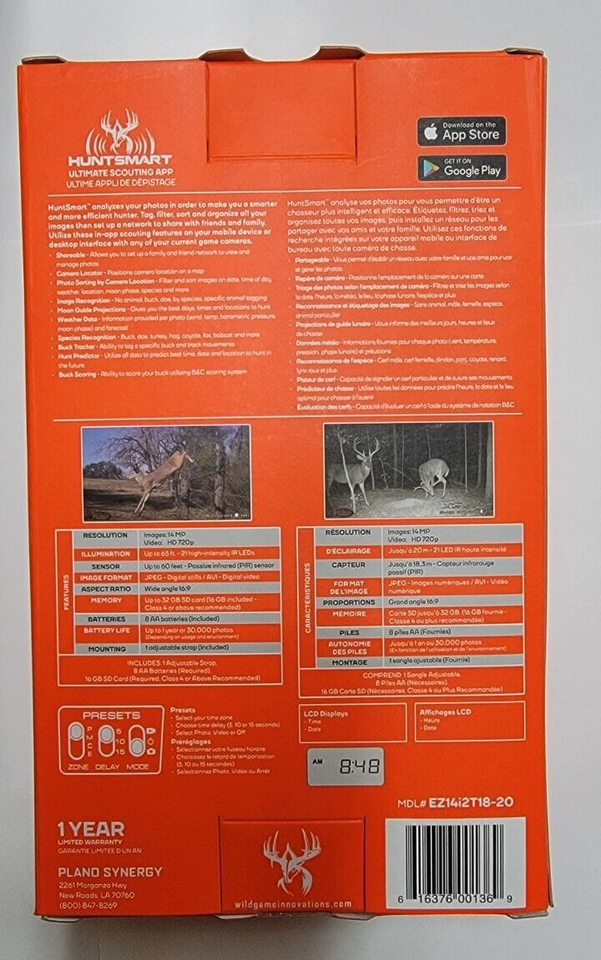 WGI 0697 Switch Lightsout 14 mp trail camera MODEL# EZ14I2T18-20 | eBay