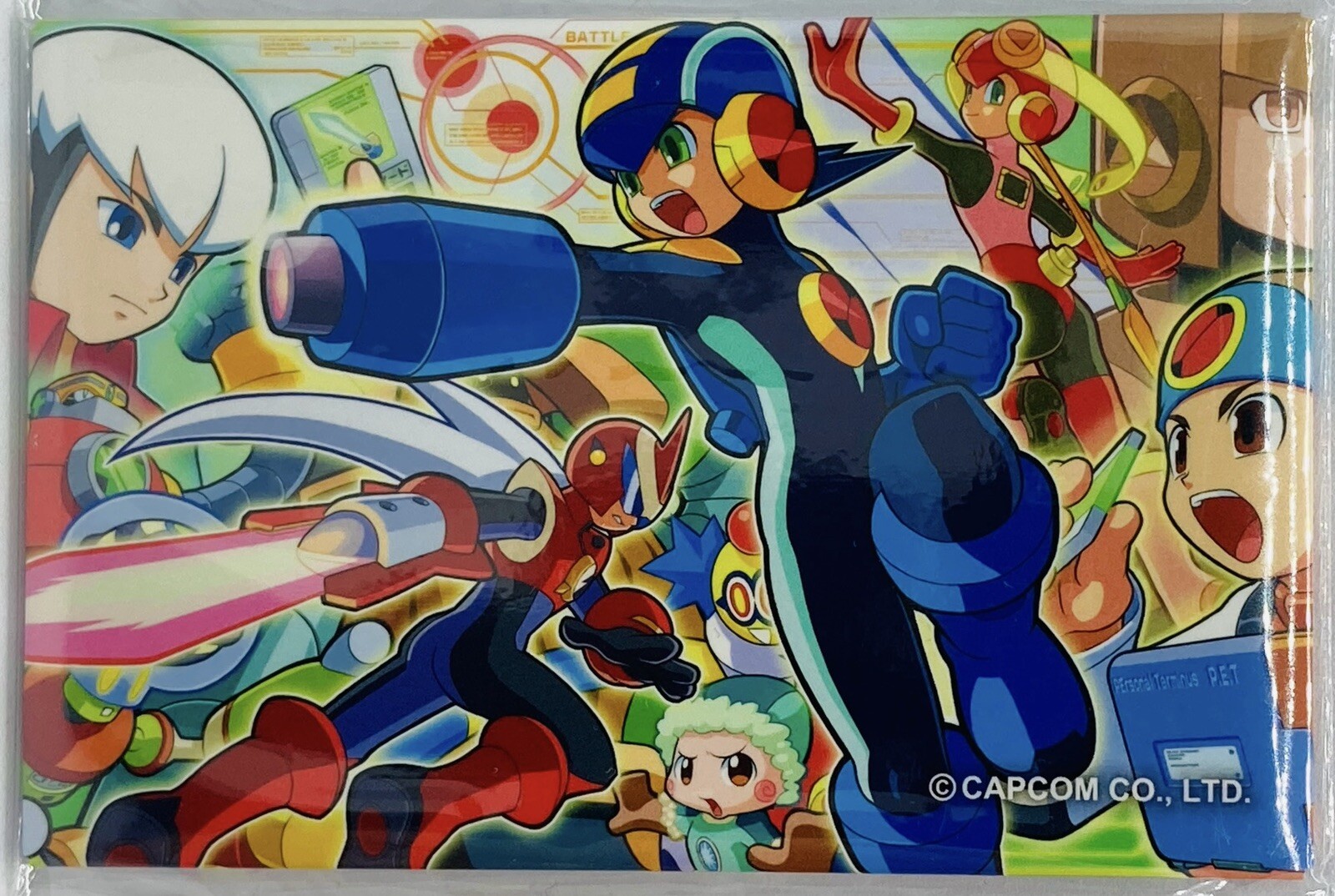 Megaman exe Advanced collection Tin Badge | eBay