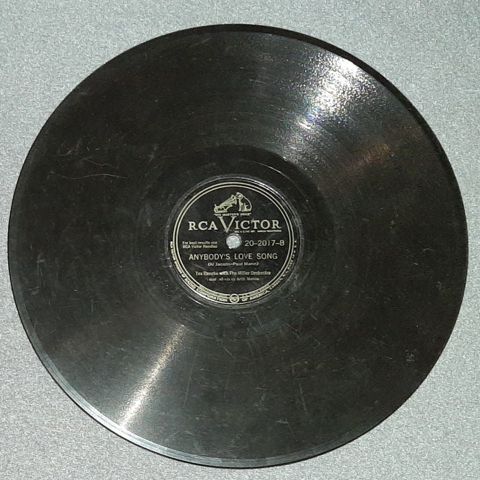 Tex Benecke: Anybody's Love Song / Uncle Remus Said (78 RPM Record) | eBay
