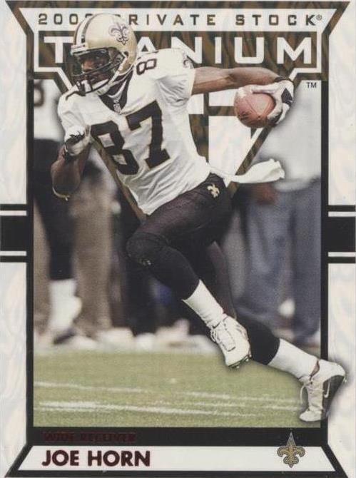 2002 Private Stock Titanium - Joe Horn #62 Red /275 for sale online | eBay
