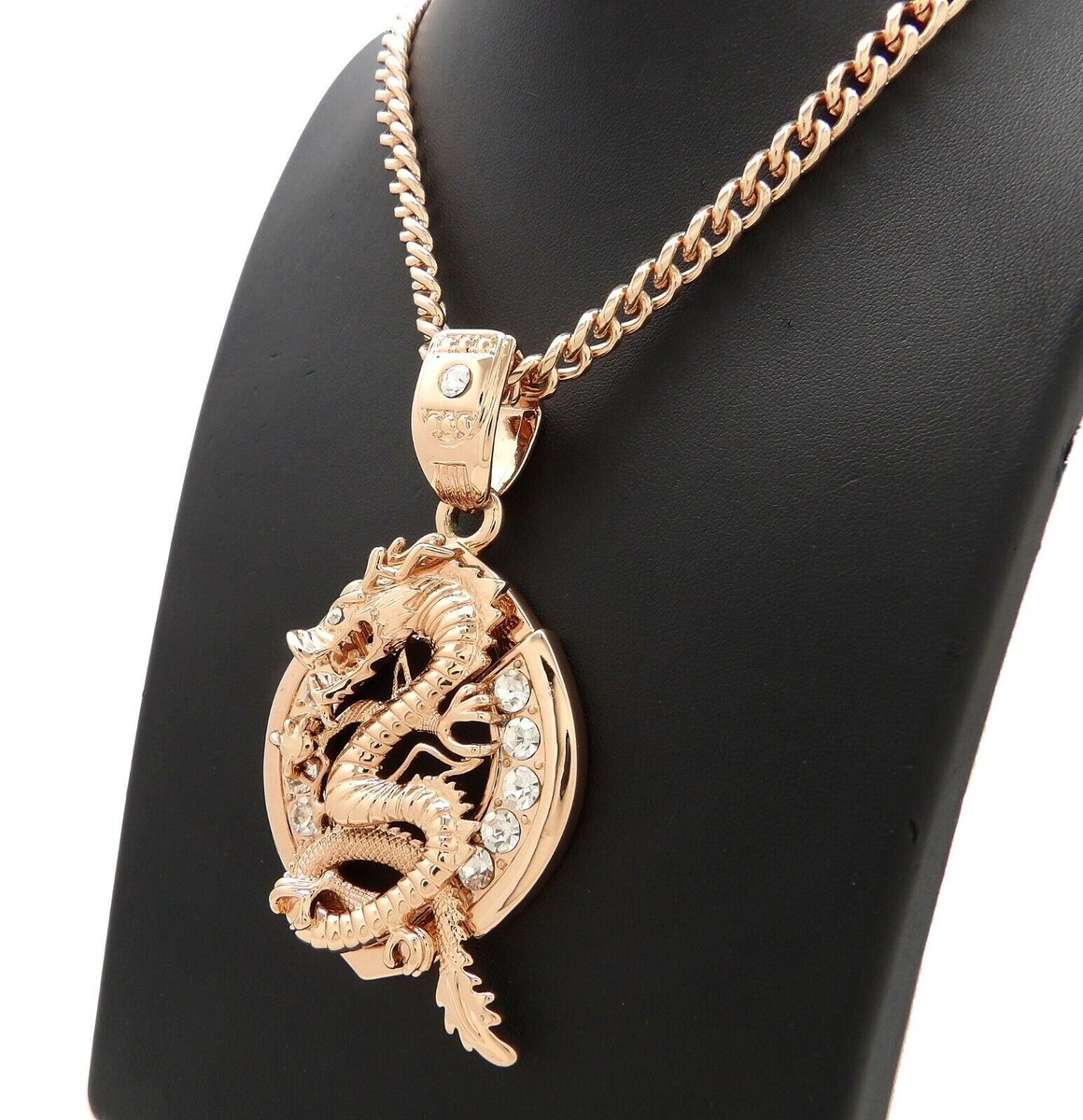 Rose Dragon Necklace By