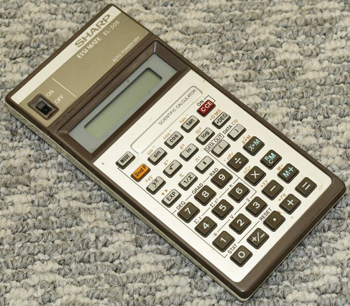 Sharp EL-505 ELSI MATE Programmable Scientific Calculator Tested - FAST ...