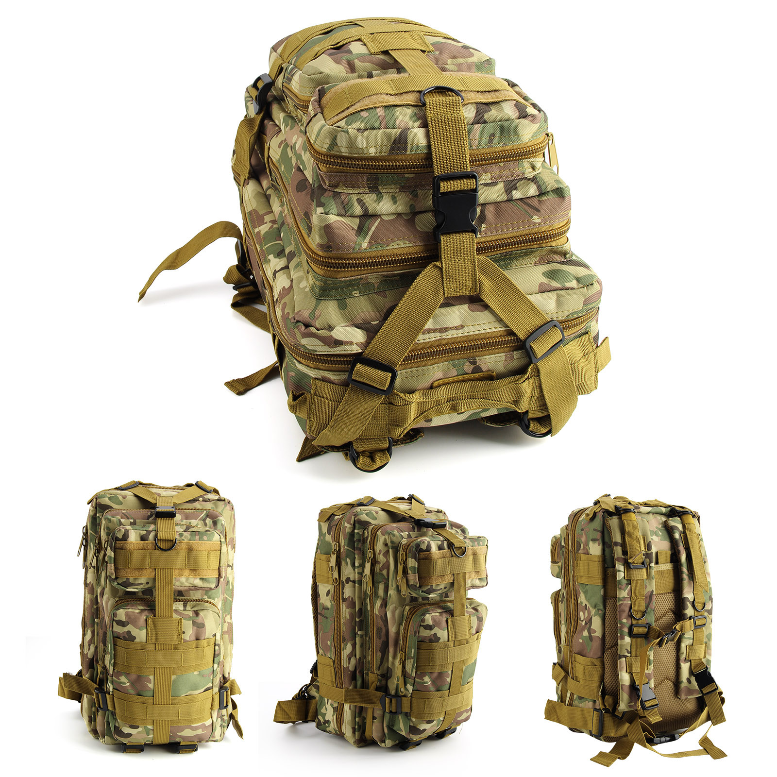 30L/40L/50L Military Tactical Army Rucksacks Backpack Camping Hiking ...