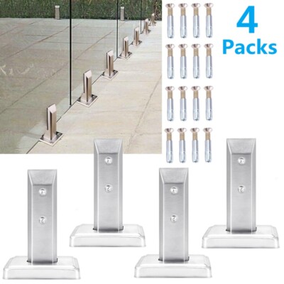 Heavy Duty 304 Stainless Steel Spigot Glass Pool Fencing Clamp ...