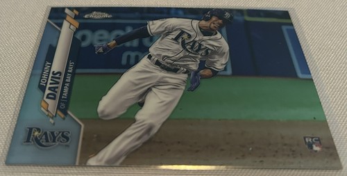 2020 Topps Chrome Baseball Update Johnny Davis Tampa Bay Rays Rookie #U ...