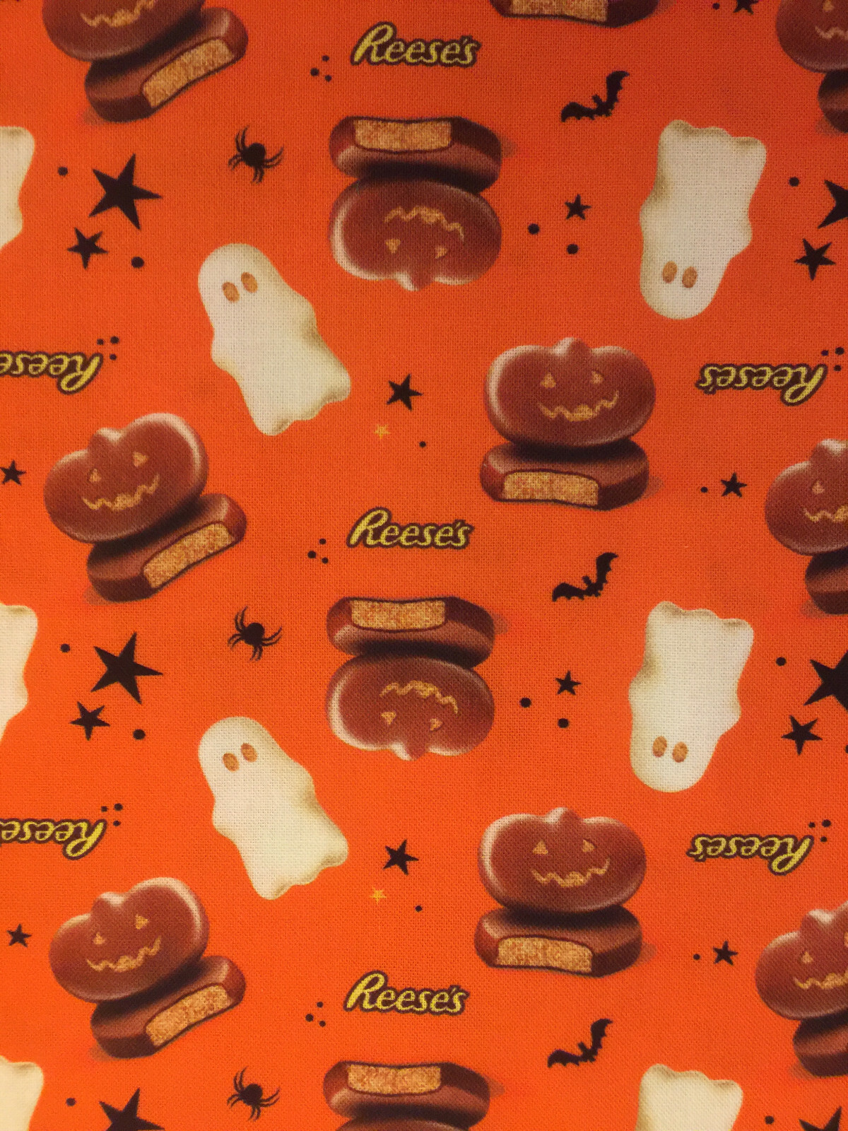CELEBRATE WITH HERSHEY HALLOWEEN REESE'S GHOSTS ON ORANGE RILEY BLAKE ...