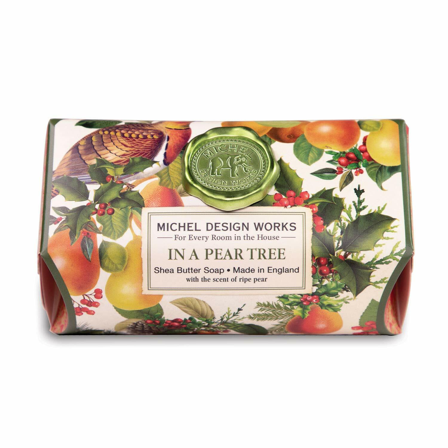 Michel Design Works Christmas In A Pear Tree 8.7oz Large Shea Butter ...