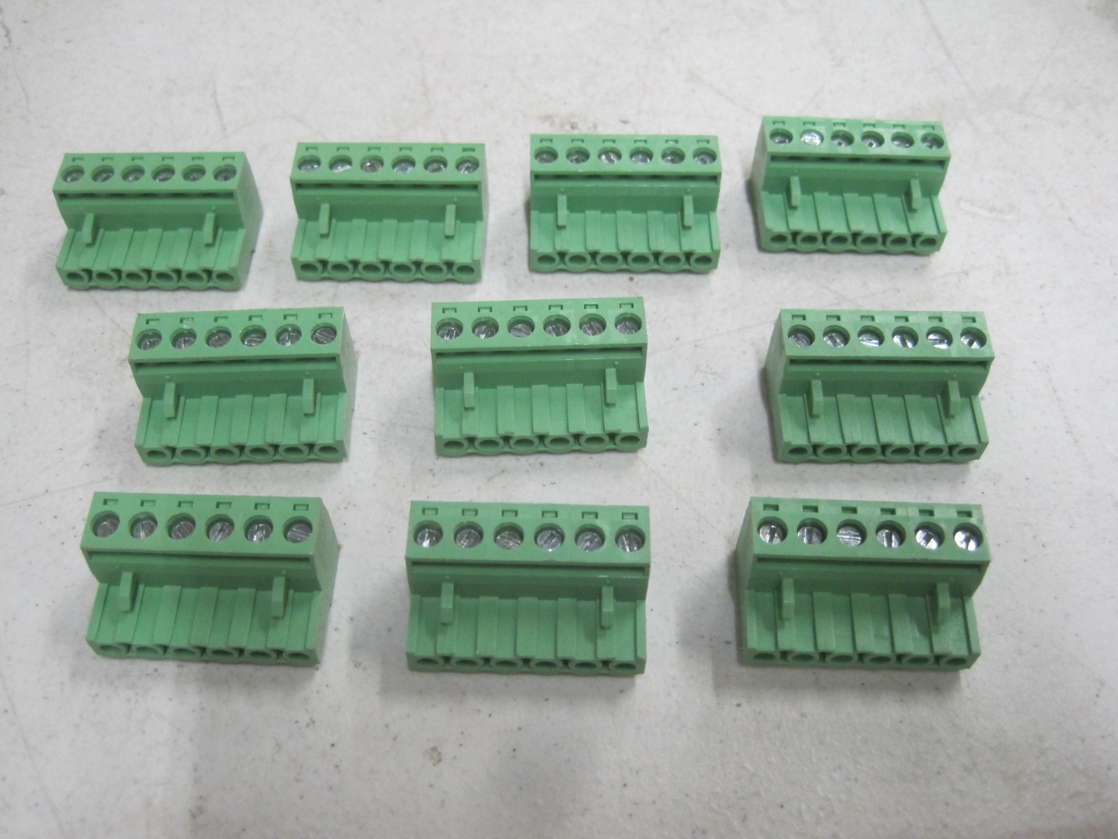 Set of 10 / 6 pin 5.08 mm Terminal Block Connector -Crestron ...