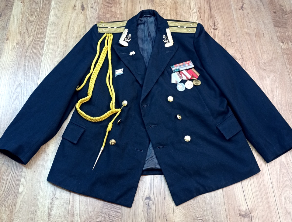 Vintage ceremonial military uniform officer USSR Navy.Dress Soviet ...