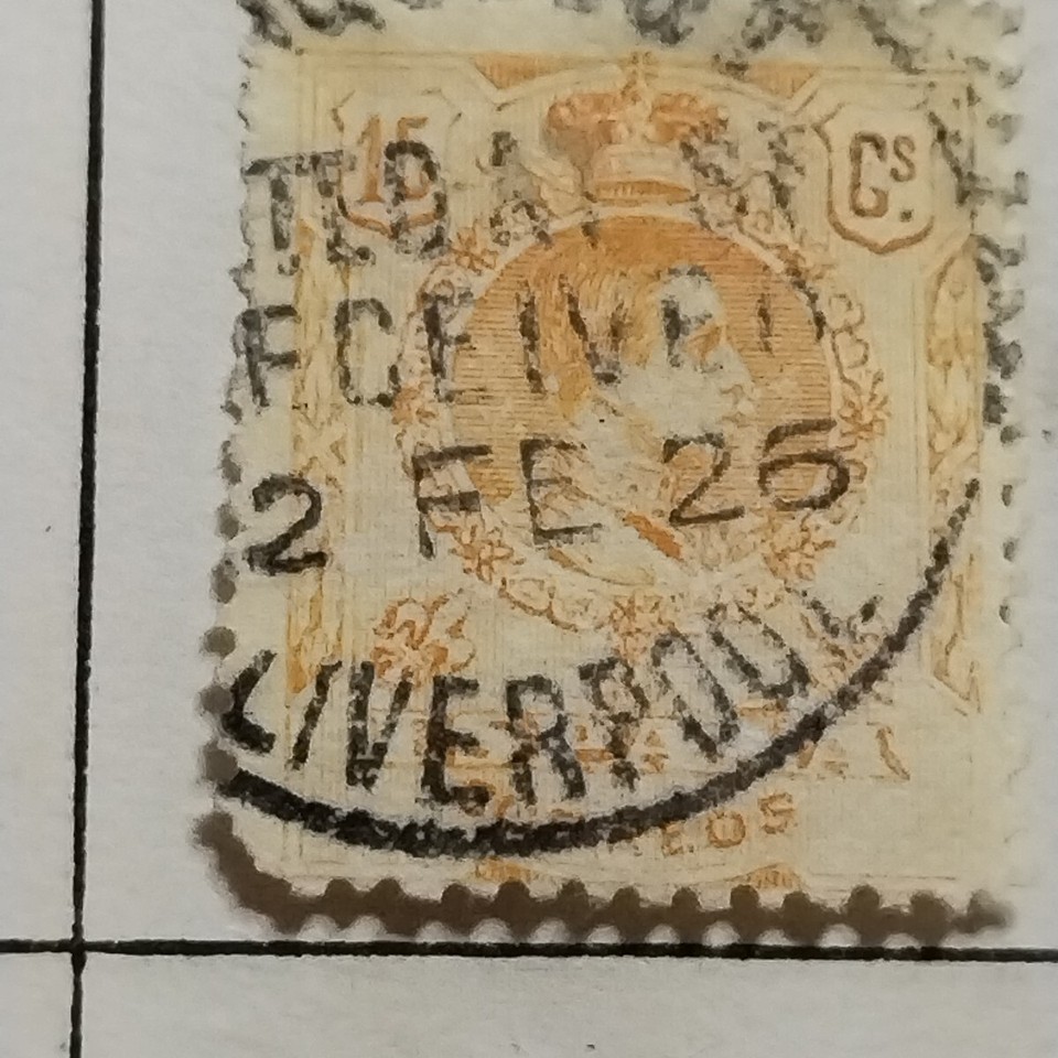 SPAIN Old Stamp Album page With Unchecked Stamps | eBay UK