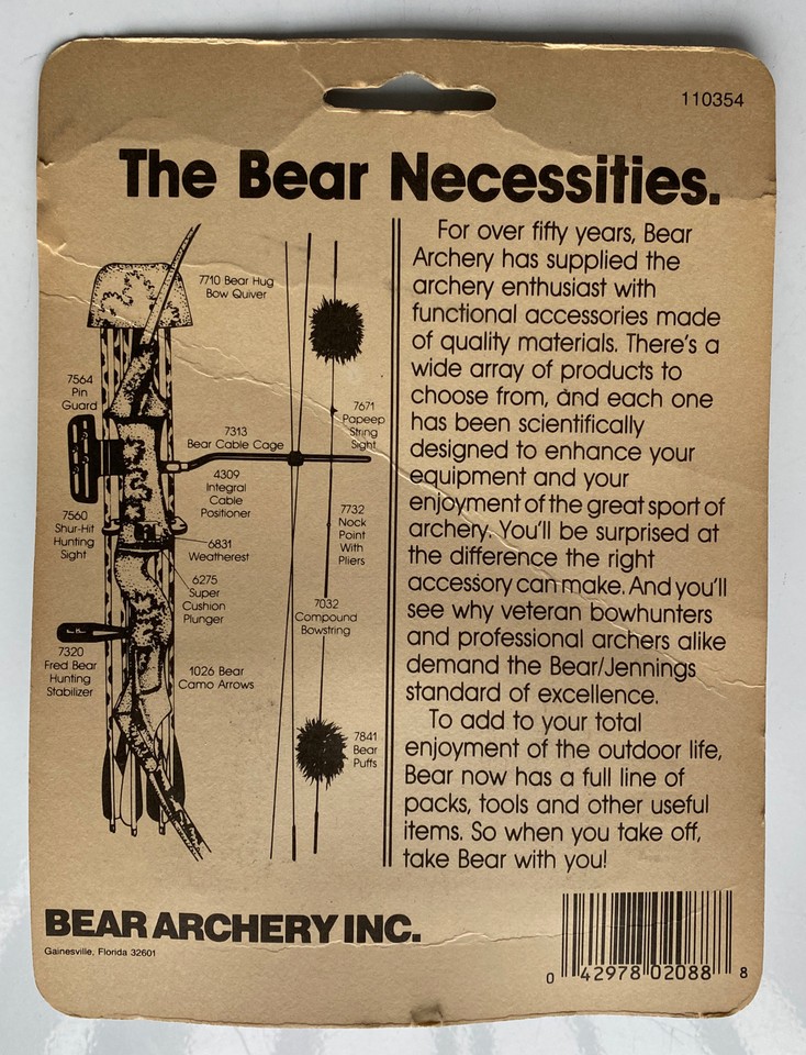 NOS Vintage Fred Bear Archery Scent Sticks for Traditional & Recurve ...