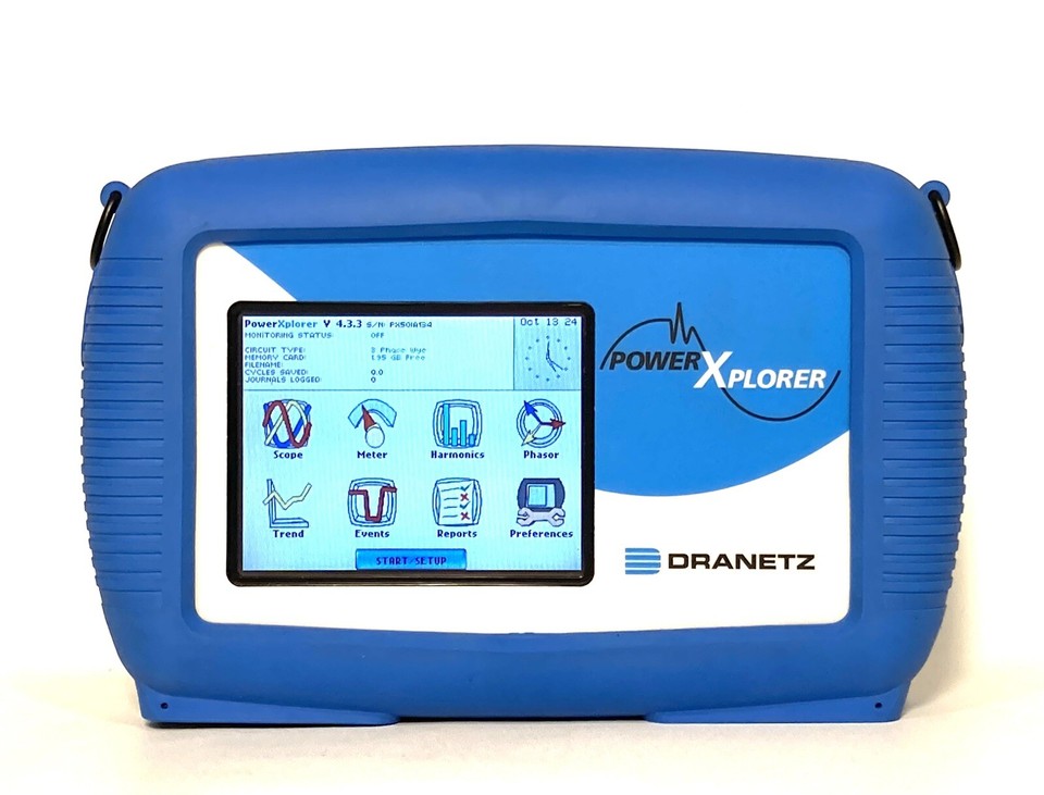 Dranetz PX5 Power Quality Analyzer, with 3 TR2500A Current Probes | eBay