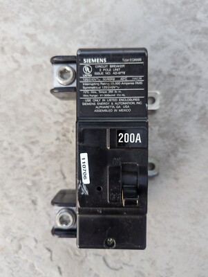 Circuit Breakers, Transformers - 200 Amp Main Breaker