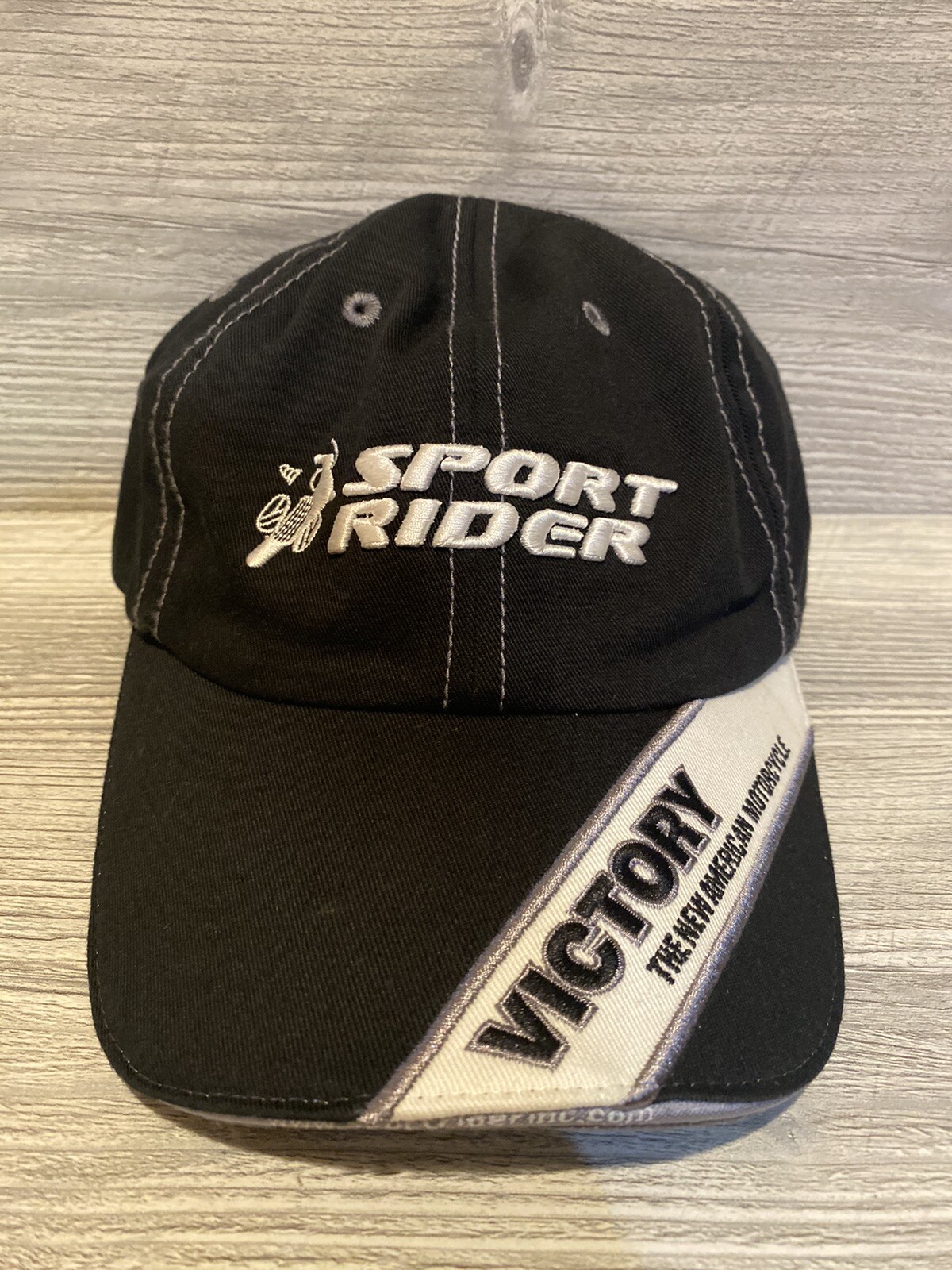 Sport Rider Victory Motorcycle Hat Cap “The New Ameri… - Gem